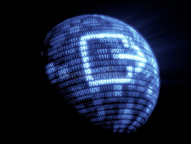 Digital storage stock illustration. Illustration of code - 51305801