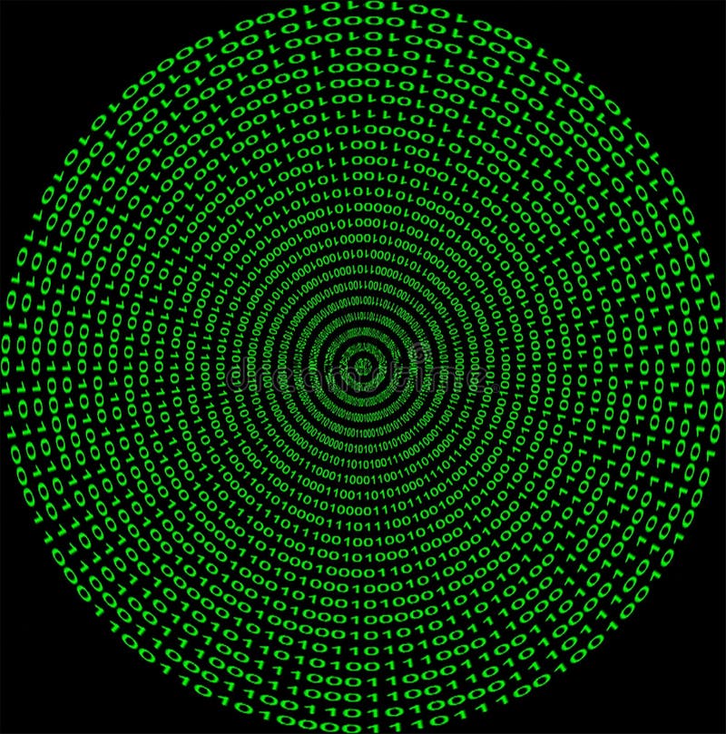 A binary code texture stock image. Image of round, damage - 64961423
