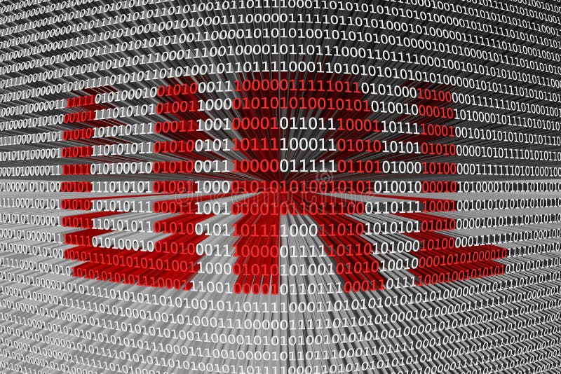 Binary Code Uniform Resource Locator Stock Illustration - Illustration ...