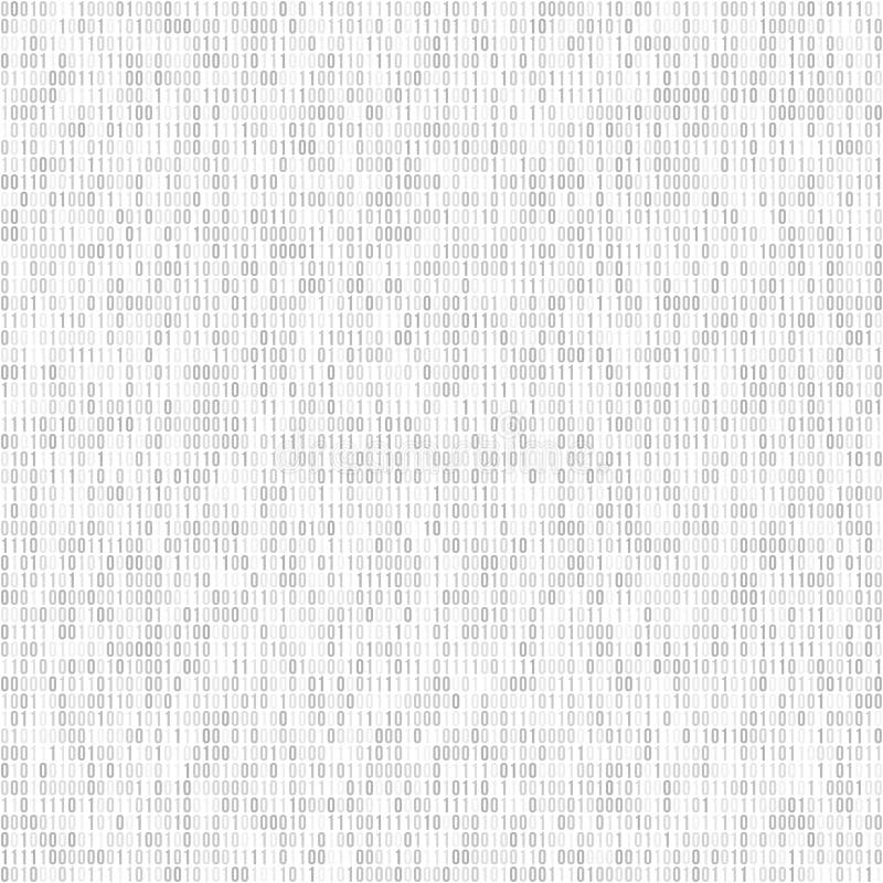 Binary Code Vector Background With Numbers One And Zero Seamless