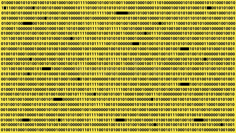 Binary Code in a Vector.Zero and One Background. Stock Vector ...