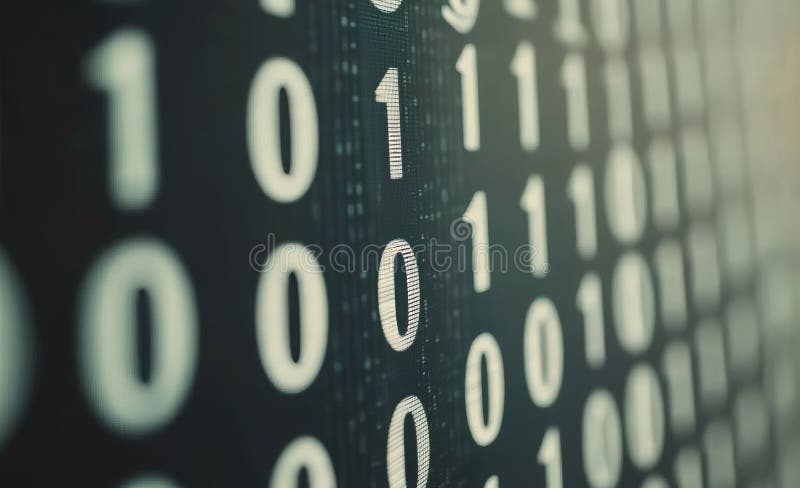 Binary Code Waves. Big Data Anlaysis Stock Photo - Image of flowing, futuristic: 368831874