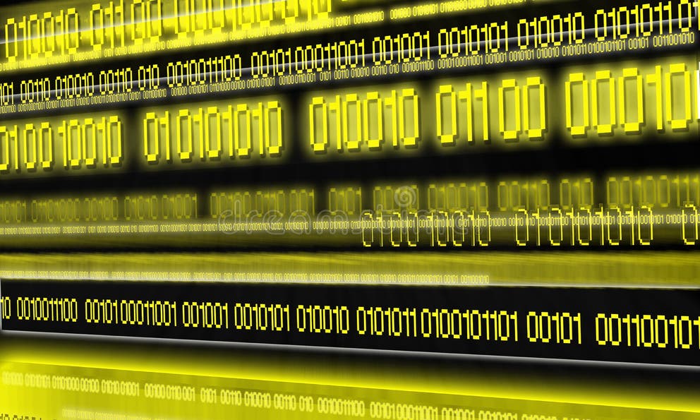 Binary code stock illustration. Illustration of communication - 30475558