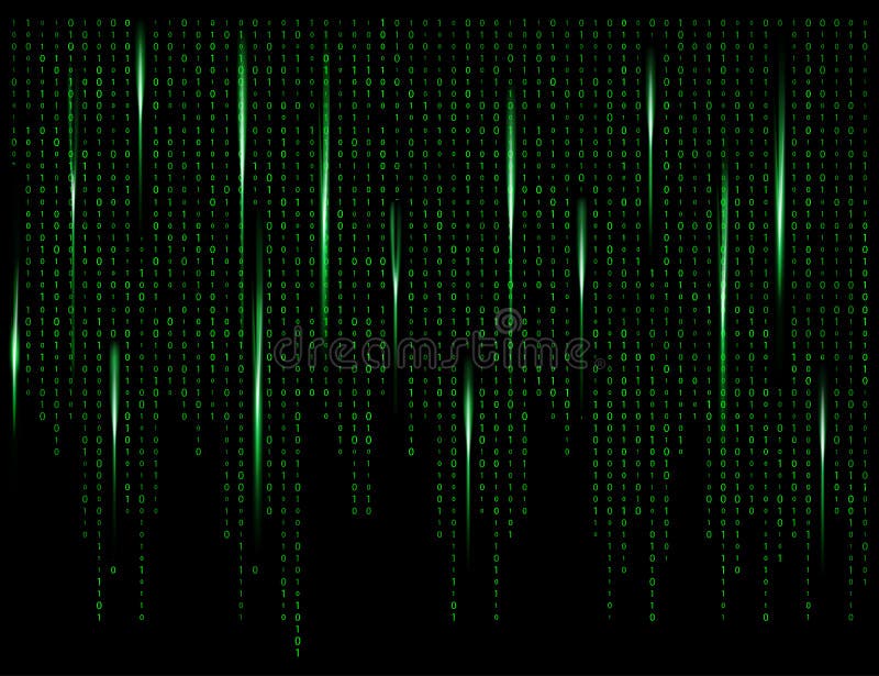 Binary Code Zero One Matrix Green Background Beautiful Banner Wa Stock ... Binary Code Zero One Matrix Green Background Beautiful Banner Wa Stock ...