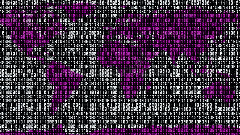 Binary Code. Zeros and Ones in the Form of a Map of the World Stock Footage - Video of ...