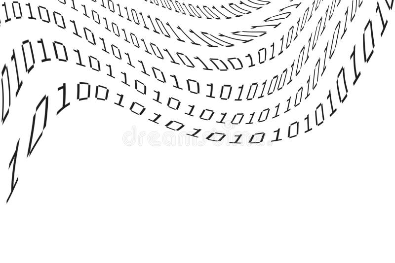 Binary coding stock image. Image of internet, zero, white - 11264471