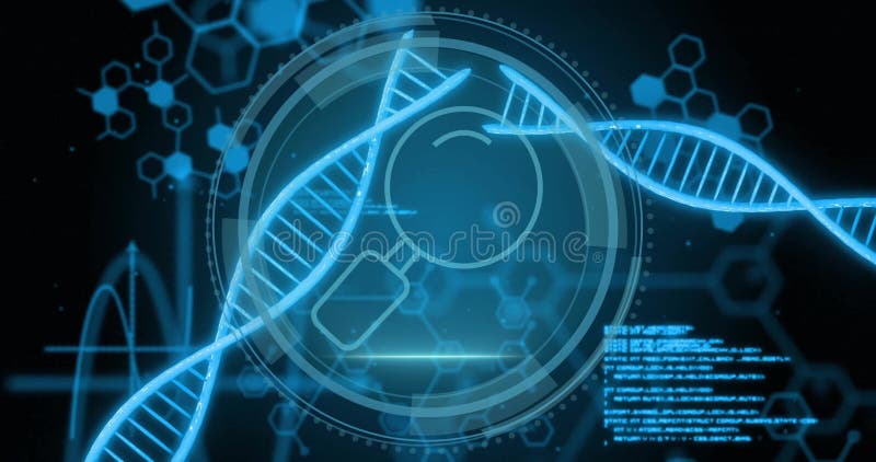 Binary Coding And Dna Strand Animation For Scientific Data Processing
