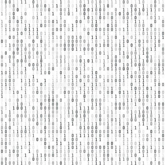 Binary Coding - Wallpaper. Computer Digital Information. Encryption and Machine Algorithms Stock ...
