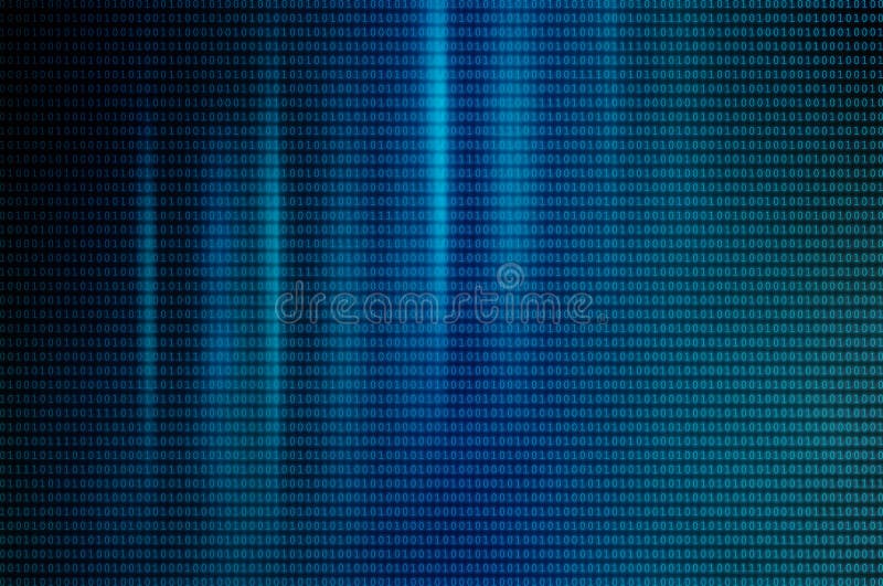 Binary Computer Code As Background. Abstract Background with Neon Light ...
