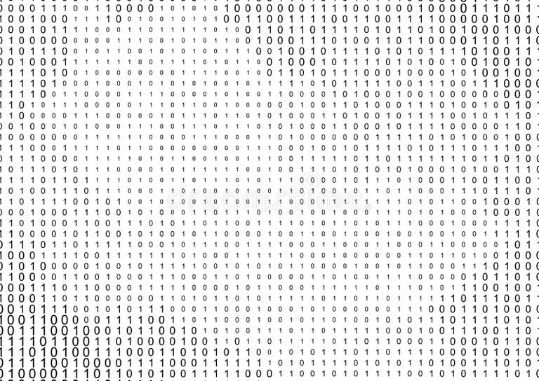 Binary Computer Code Background Stock Vector - Illustration of algorithm, cryptography: 107165428