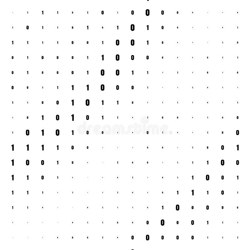 Binary Computer Code Background Stock Vector - Illustration of pattern ...