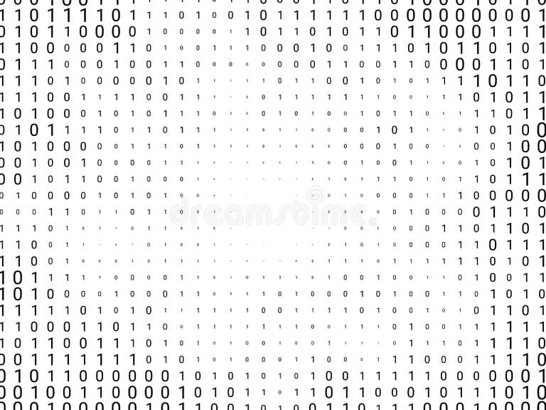 Binary Computer Code Background Stock Vector - Illustration of computer, network: 135350340