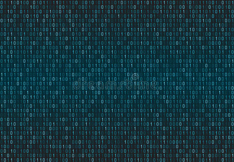 Binary Code Seamless Pattern Stock Illustrations 2188 Binary Code