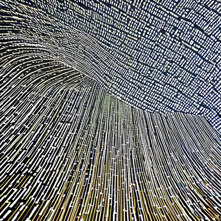 Binary Cosmos: an Abstract Representation of the Cosmos, Created with ...