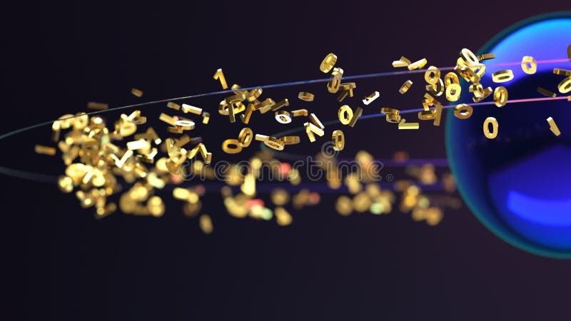 Binary stream stock image. Image of data, global, design - 4365241