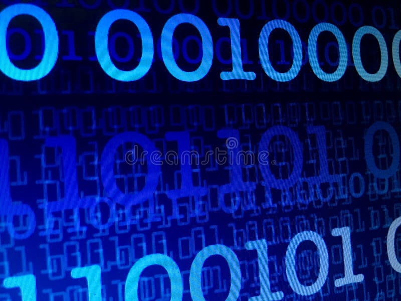Binary Data Stream Concept Numbers Information Abs Stock Image Image Of Screen Text