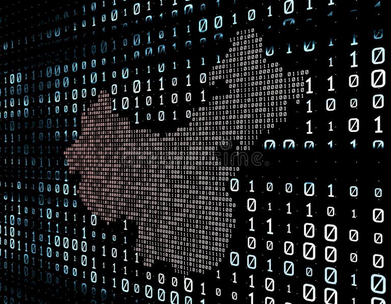 Binary Digital Array, Big Data Transmission and Map of China, Programming and Intelligent ...