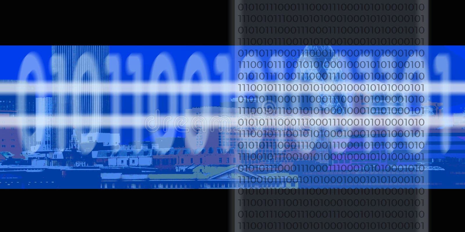 Binary stream stock illustration. Illustration of conceptual - 3002928