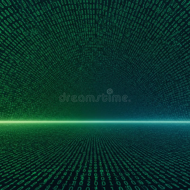 Binary Digits, Consisting of Zeros and Ones, Cascade in a Digital ...