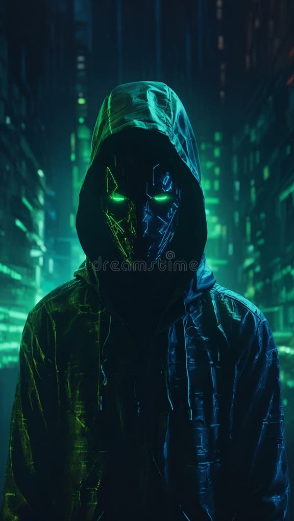 Binary Dreamscape: the Unseen Navigator. Generative AI Stock ...