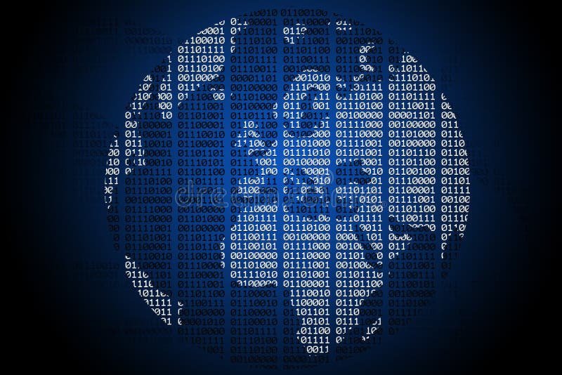 Binary Globe stock illustration. Illustration of electric - 22947353