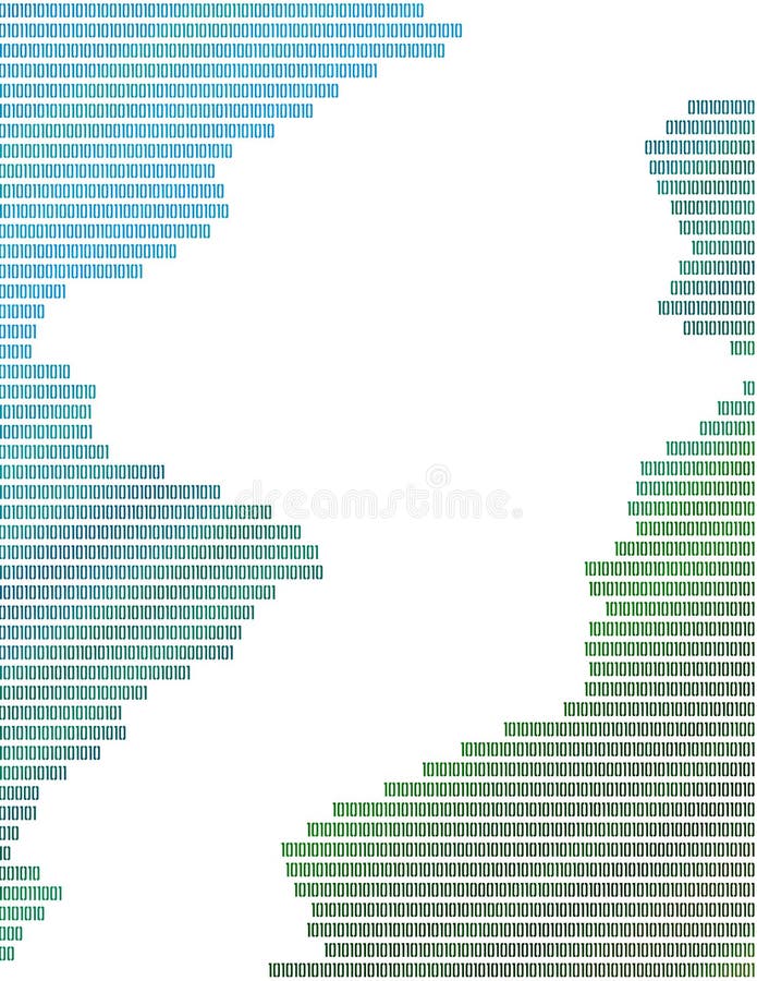 Binary Gradient stock illustration. Illustration of download - 2734057