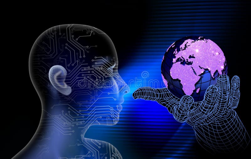 Industrial Global Business Mind Background. Integration Stock ...