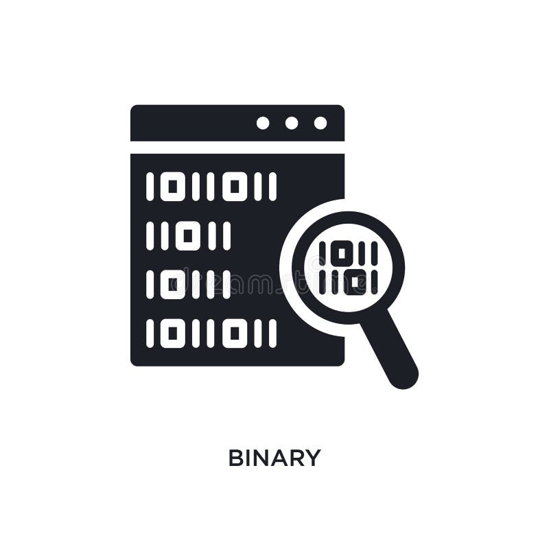 Binary Isolated Icon. Simple Element Illustration from Artificial ...