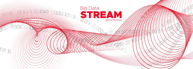 Binary Matrix Background. Yellow Tech Abstract Stock Vector ...