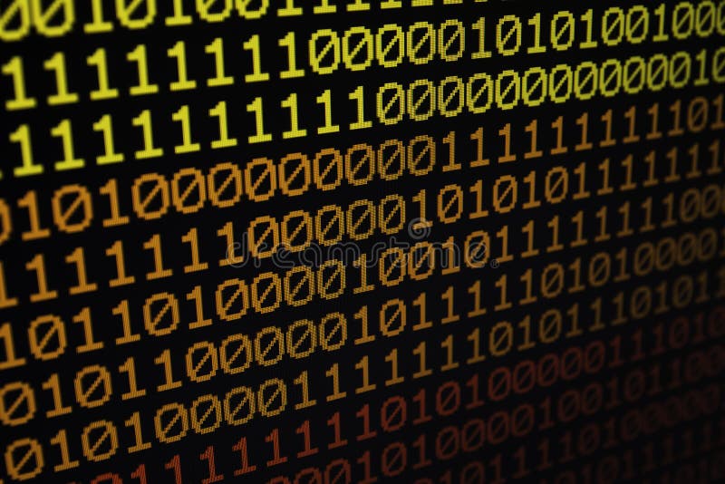 Programming Code Screen of Software Developer. Computer Stock Image ...