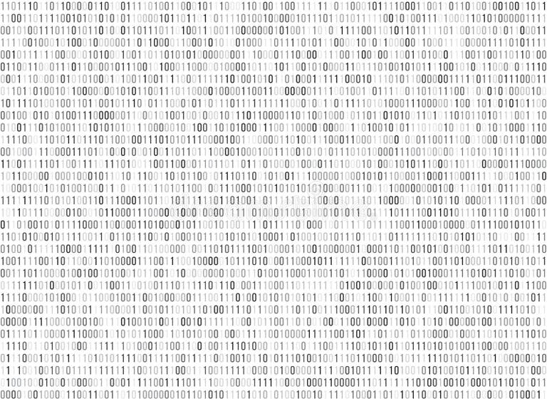 Binary Matrix Computer Data Code Vector Seamless Background Stock ...