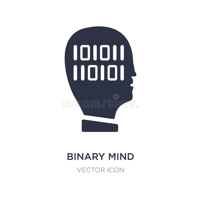 Binary Mind stock illustration. Illustration of front - 78648110