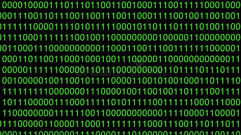 BINARY MOVING HORIZONTAL BG CODING PROGRAMMING BG HACKER SCREEN Stock ...