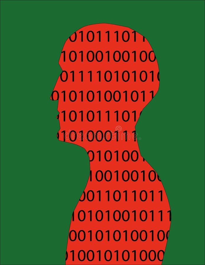 Binary Numbers Head Stock Illustrations – 930 Binary Numbers Head Stock ...