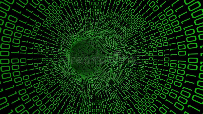 Binary Numbers Tunnel Backdrop Loop Stock Video - Video of binary, data: 198748721