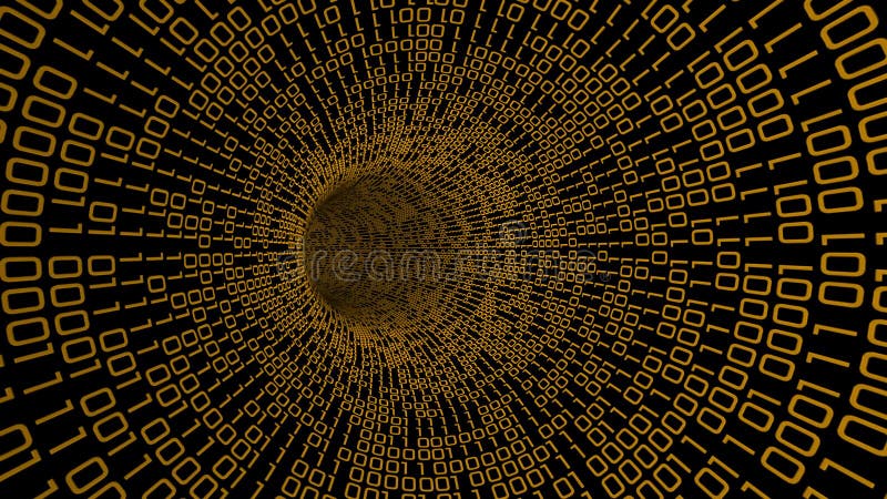 Binary Numbers Tunnel Backdrop Loop Stock Footage - Video of numbers, computing: 198749264