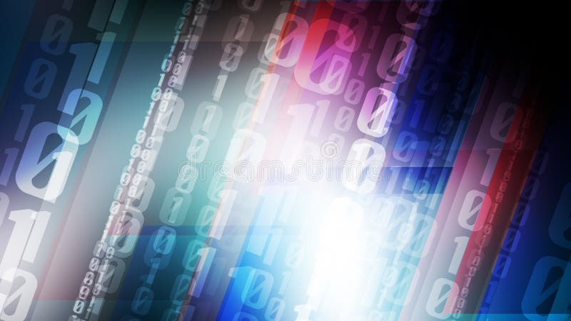 Binary Rectangles And White Abstract Display Of Machine Learning And Artificial Intelligence