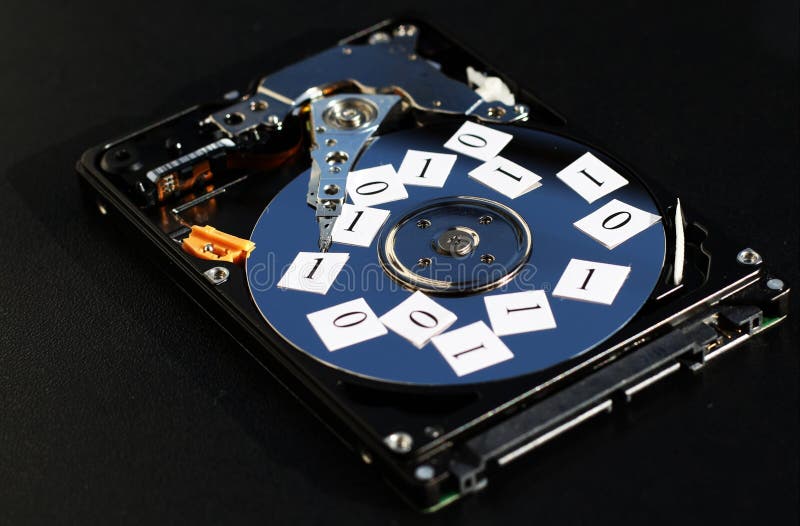 Binary Representation of Information Stock Photo - Image of electronics ...