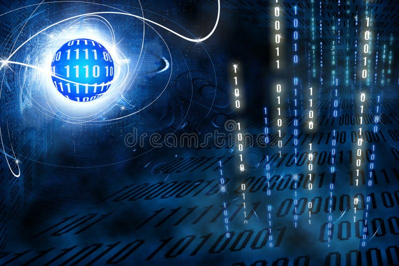 Binary sphere stock illustration. Illustration of binary - 27890030