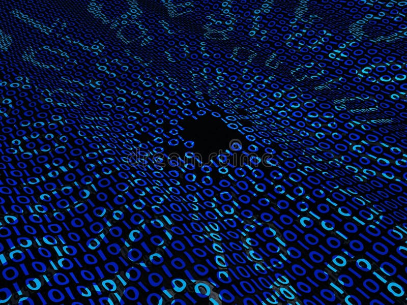 Binary code. stock illustration. Illustration of cyber - 1453455