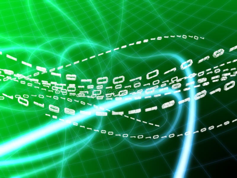 Binary stream stock illustration. Illustration of glass - 2720165