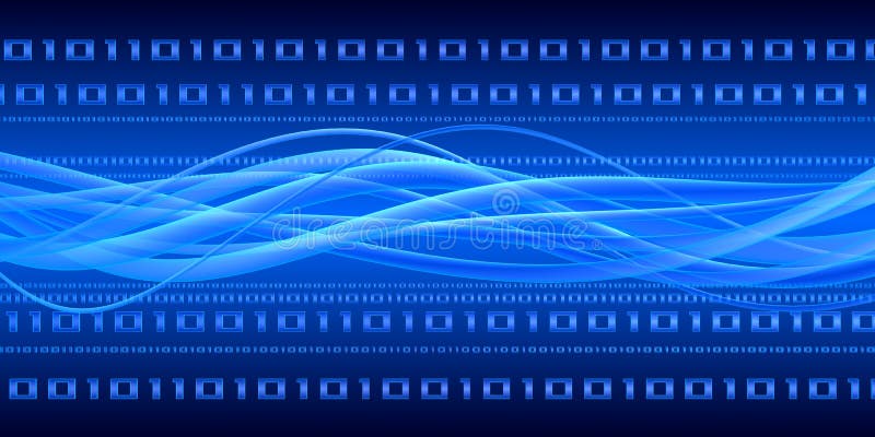 Binary stream stock illustration. Illustration of data - 4417889