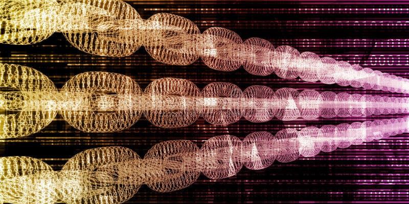 Binary Stream stock illustration. Illustration of processor - 353113115