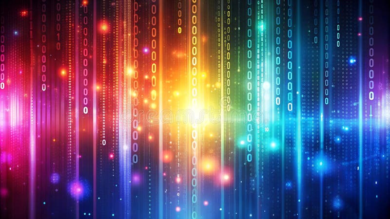 Binary Symphony A Vibrant Tapestry Of Code And Algorithm Ai Generated