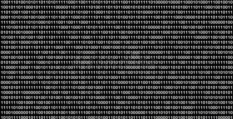 Binary Code Background. 3D Render Illustration. Stock Illustration - Illustration of abstract ...