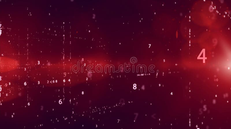 Binary Code on Abstract Technology Background Stock Illustration ...