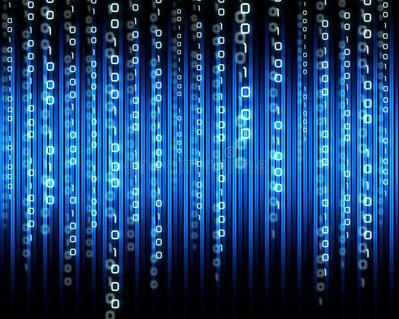 Binary tech stock illustration. Illustration of lines - 19454651