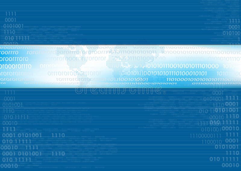 Binary Vector Background stock vector. Illustration of digital - 29062756