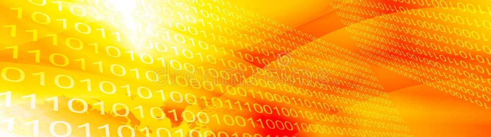 Binary Web header stock illustration. Illustration of layout - 17243889