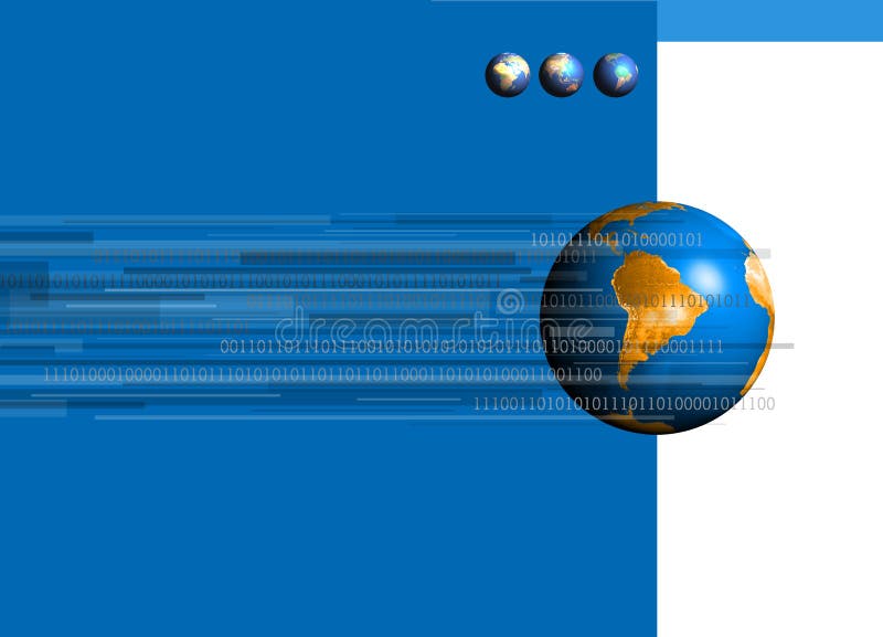 Binary world concept stock illustration. Illustration of people - 22377855